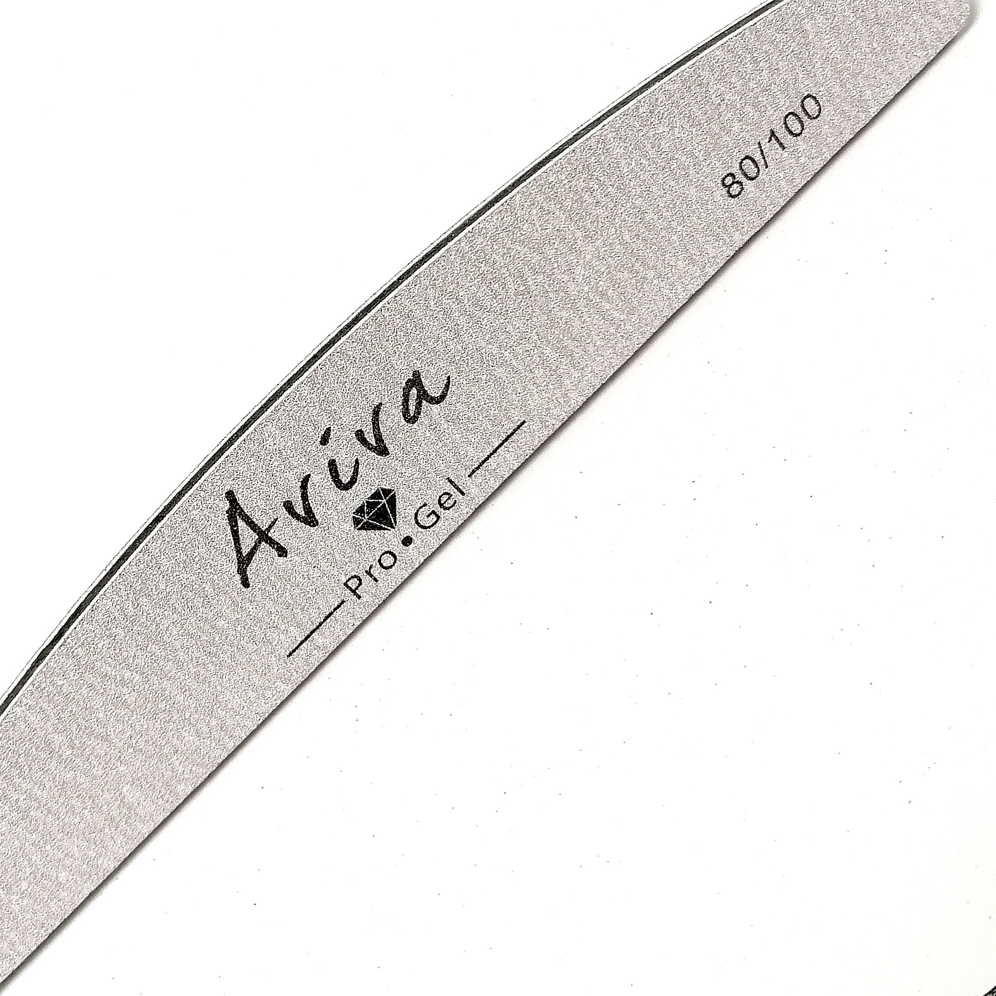 Aviva Coarse Half Moon Nail File - 80/100 grit - Aviva Pro Gel